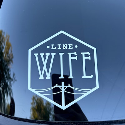Line Wife Decal Line Life Decal Linewife Decal Lineman Wife Decal ...