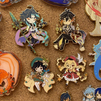 Genshin Venti Pin - Etsy