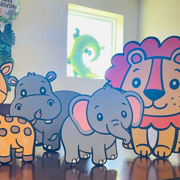 Safari Animals Layered SVG Cute African Jungle Animal Cut File Cricut ...