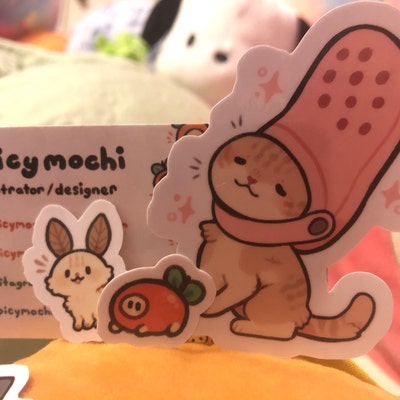 Croc King Sticker / Cat Sticker / Kitten Sticker / Cute Animal Sticker ...