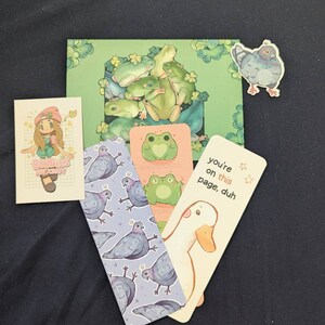 Duck Bookmark You're on This Page Cute Bookmark Double Printed ...