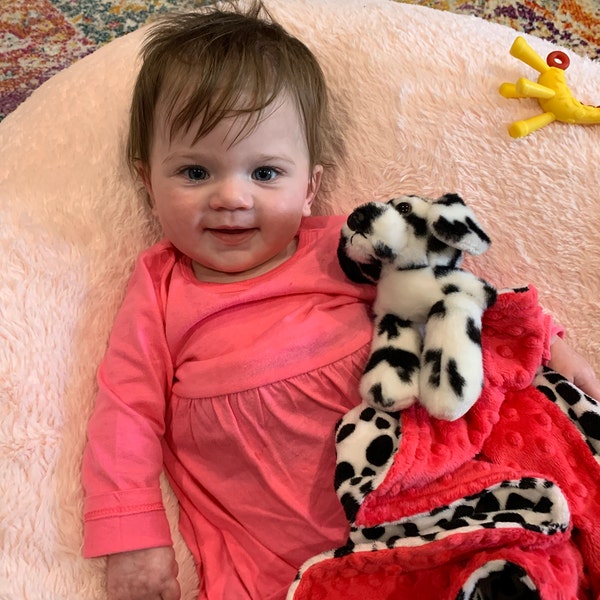 Panda Minky Blanket Baby Animal Blanket Snuggle Blanket Lovey 24X24 ...