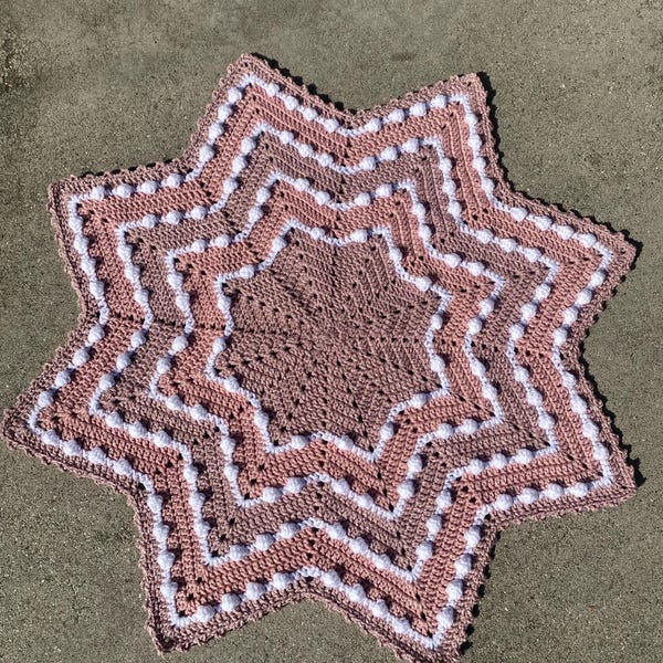 Bobble Star Blanket Crochet Pattern Digital PDF Download - Etsy