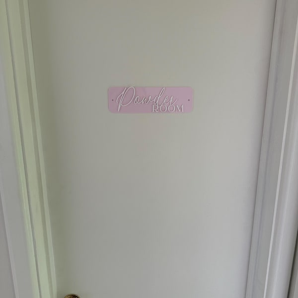 Custom 3D Acrylic Sign, Beauty Salon Door Sign, 3d Salon Door Plaque ...