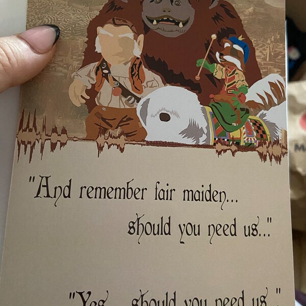 Labyrinth Movie Art Print: Hoggle, Ludo, Sir Didymus Soundwave Poster ...