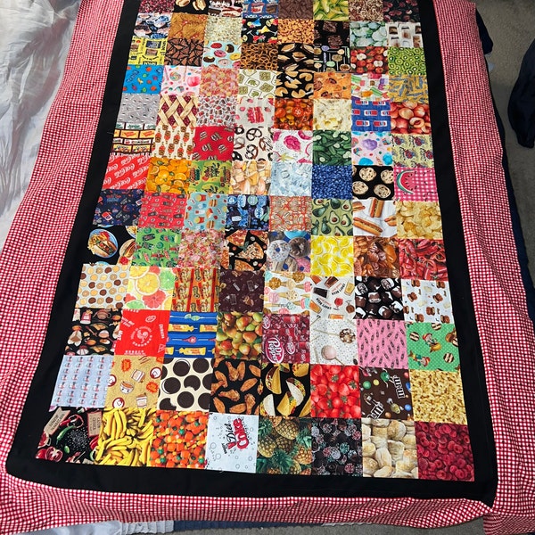 Scrap Ends Mcdonalds HAPPY MEAL Cotton Polyester Blend Fabric 11x19 ...