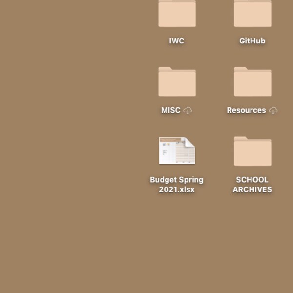 Pastel Desktop Folder Icons, INSTANT DOWNLOAD, Mac Desktop, Back to ...