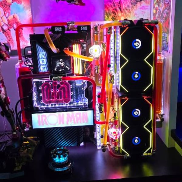 Custom Rgb Pc Case Light Decoration Board Panel Water Cooling Pc Decor ...