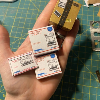 Instant Download Printable Miniature Packages DIY 1:12 Scale PDF ...