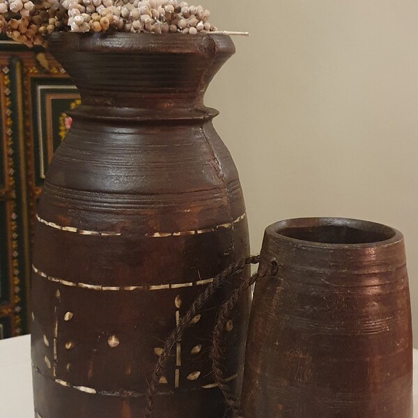 Small Old Vintage Indian Wobbling Clay Pots Wobble Pots Wobbly Pots ...