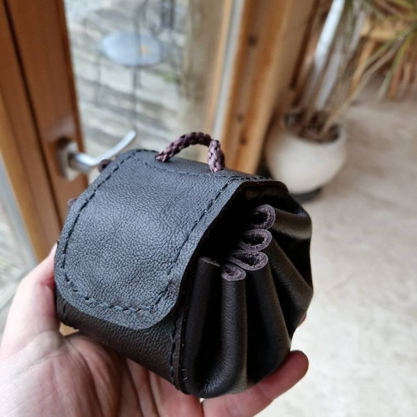 PDF Leather Drawstring Pouch Pattern / Dice Pouch Pattern / Video ...