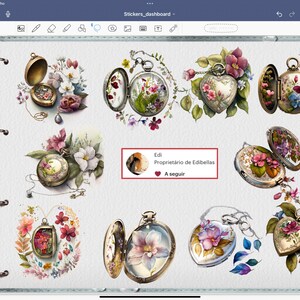 Floral Banner Set of 10 Clipart Bundle 300 DPI High - Etsy