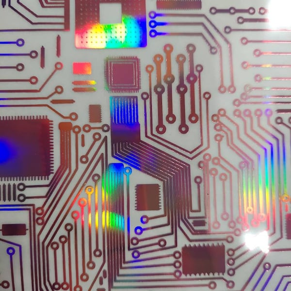 Circuit Board 1 | Foil Transparency Full Sheet | Resin Insert ...