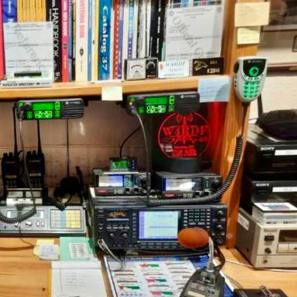 HAM Radio Callsign LED Edge Lit Sign (custom!) - Etsy