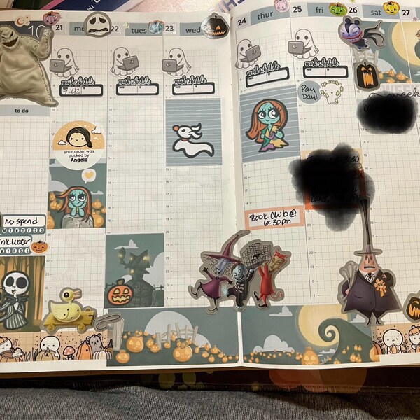 D063 / Soft Stickers Digital and Printable Stickers, Silhouette Cut ...