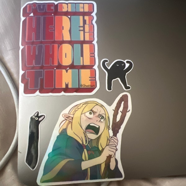 Marcille “WOAH HEY!” Sticker - Dungeon Meshi | Delicious in Dungeon - Etsy
