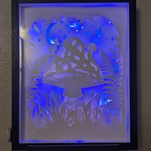 Halloween Ghosts Shadow Box SVG Template, Haunted House Papercut ...