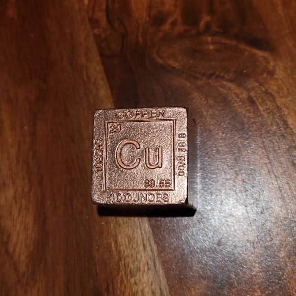 Elemental Cube Collection: 1.25 Inch Square Solid Copper Cube - Etsy