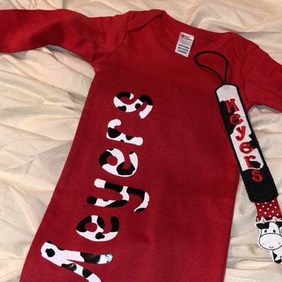 Cow Pacifier Clip: Baby Boy, Farm Animal, Country Boy, Personalized ...