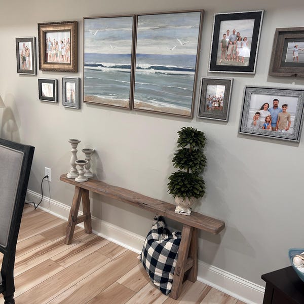 Modern Rustic Console Table - Etsy