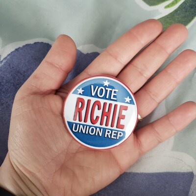 VOTE Custom Campaign Buttons 1.25 or 2.25 Pinback Buttons Personalized ...