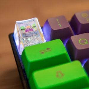 Miniature Holo Pokemon Card Keycaps Base Set - Etsy