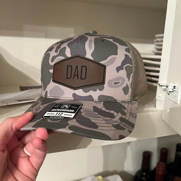 GOKO Venture Hat | Duck Camo | Rectangle Cursive |dad and Son Hat | Dad ...