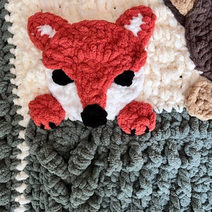 Woodland Animals Applique Pack Crochet Pattern Only Forest Animals Fox ...
