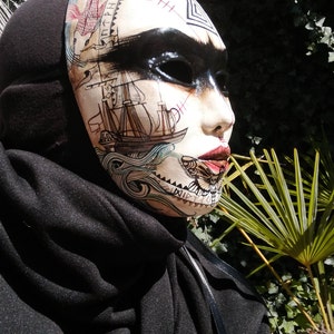 MADE TO ORDER . Half Face Catrina Mask. Catrina Mask With | Etsy