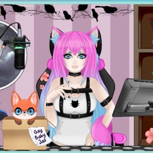 Froggy Gaming Chair Vtuber-pngtuber Assest Twitch Assets - Etsy