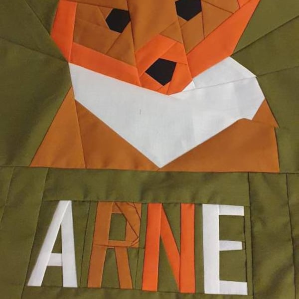 3-inch Alphabet Foundation Paper Piecing Pattern, Abc's, Quilt Block ...