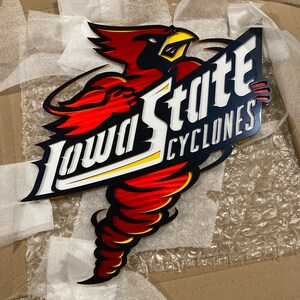 Vintage Iowa State '78'83 Logo Metal Art | Etsy