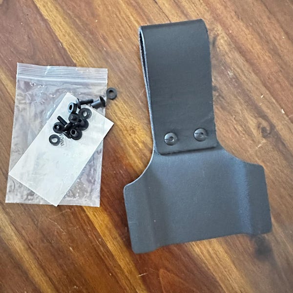 KA-BAR BK5 Custom Kydex Sheath, Scout Carry, Leather Scout Straps, Mini ...