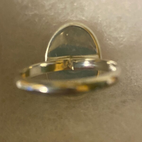 Oval Pink Conch Shell Ring/sterling Silver Queen Conch Shell Ring/conch ...