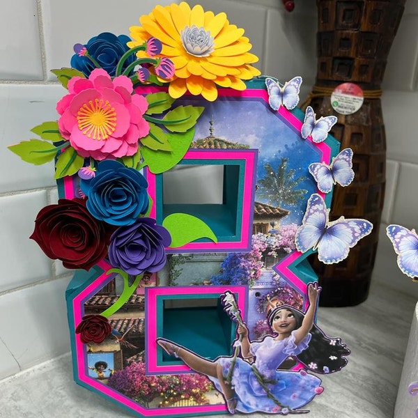 3D Numbers SVG, 3D Numbers Svg 0-9, Numbers Die Cut Template, SVG 3D ...