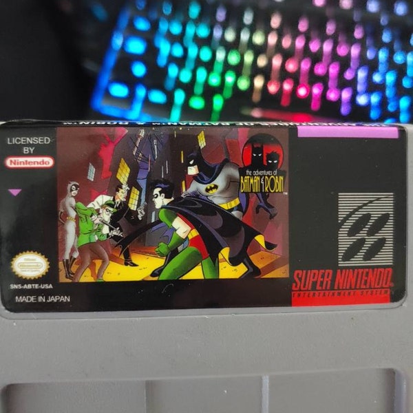 SNES Cartridge Labels - Etsy