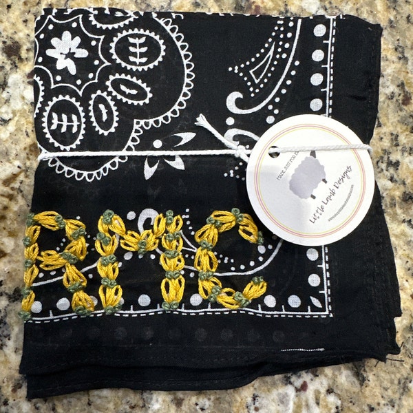 Embroidered Hat Band Cowboy Hat Ribbon Reversible Hat Band - Etsy