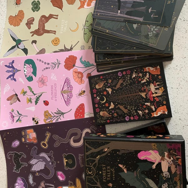 Forest Tales Oracle Deck - Moon Witch Series - Etsy