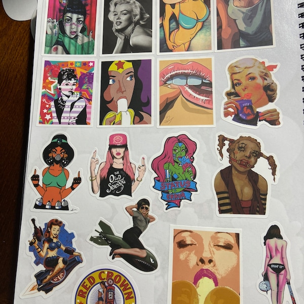 Random Rock Band Sticker Pack! Rock Stars, Music Icons, Singers, 80s ...