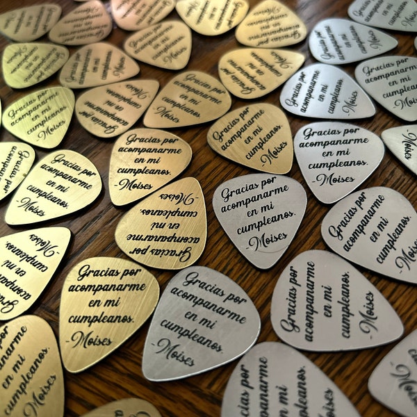 PERSONALISED GUITAR PLECTRUM Acrylic Music Themed Wedding Table ...