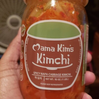 Mama Kim's Kimchi 32 Oz NO Msg, FRESHLY MADE Premium Spicy Napa Cabbage ...