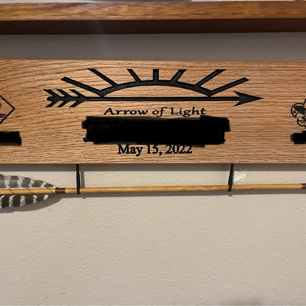 1 Arrow of Light Award Arrow - Etsy