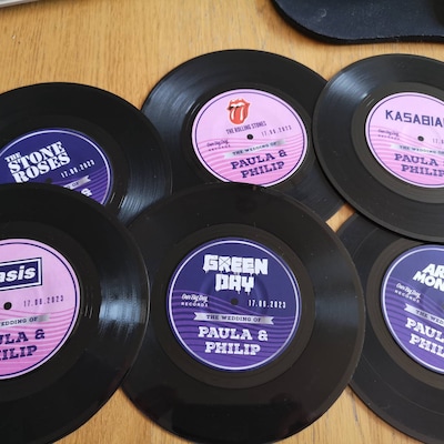 Vinyl Record Wedding Table Names / Table Numbers Festival Wedding Table ...