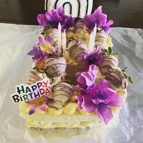 Number Cake Templates, Stencils 0 to 9, Printable - Instant Digital ...