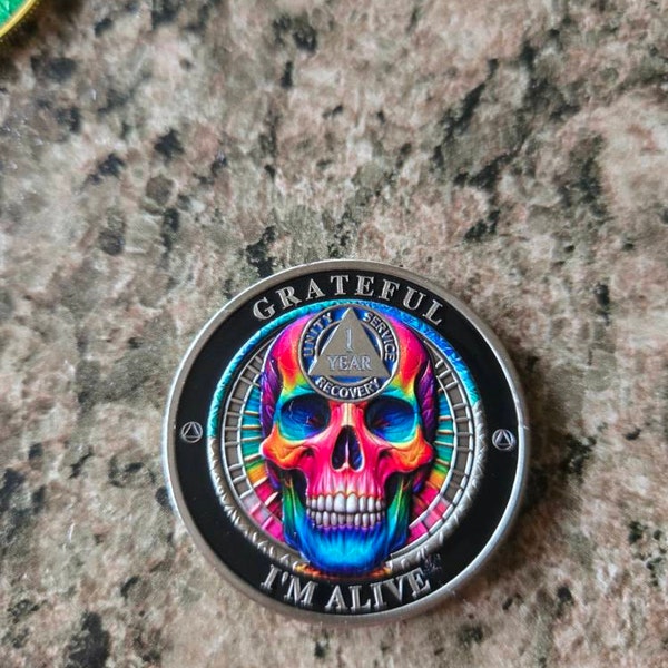 No One Fights Alone Challenge Coins First Responders Military Thin All ...