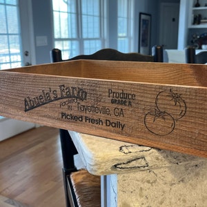 Personalized Duck Crate, Wood Box, Pine Lumber, Custom, Farm Crate - Etsy