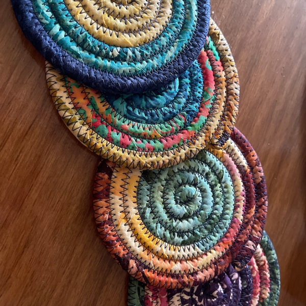 Custom Made Cotton Coasters - Etsy