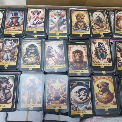 Printable Candy Major Arcana Cards Deck Digital Tarot Cards Deck Pdf ...