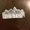 Boston Skyline Vinyl Sticker, Massachusetts, Best F'riend Gift ...