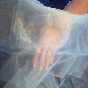 Champagne Sheer Organza Fabric by the Yard, Champagne Oganza See ...